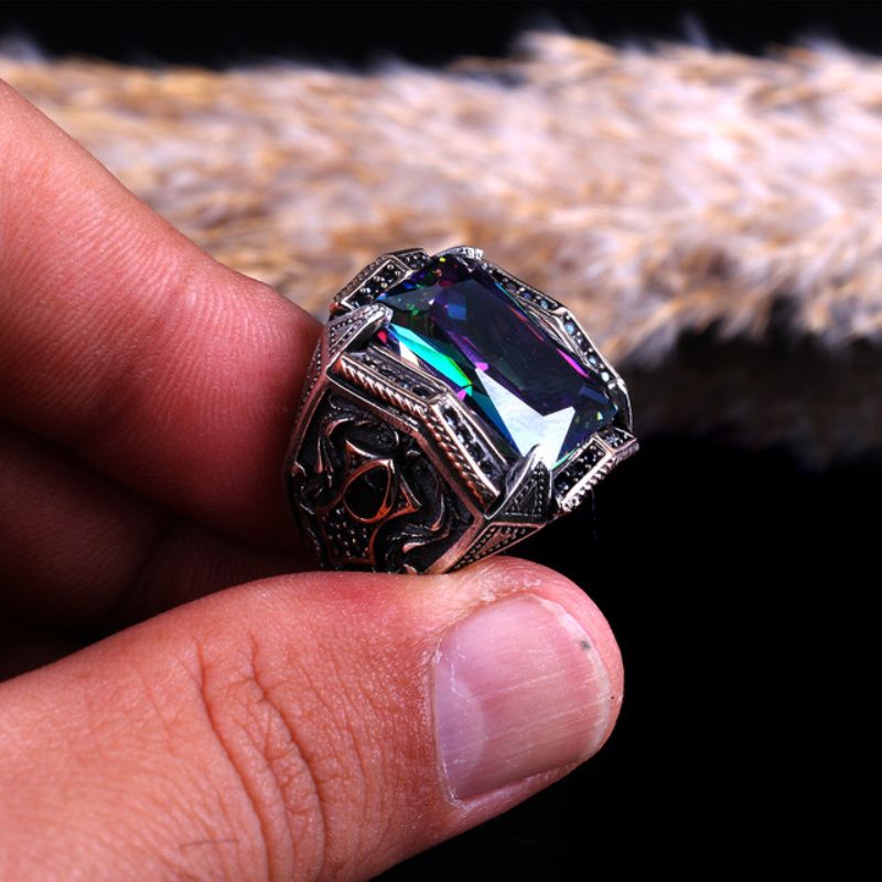 Chevalière avec Pierre pour Homme et Femme | Chevalière Prestige